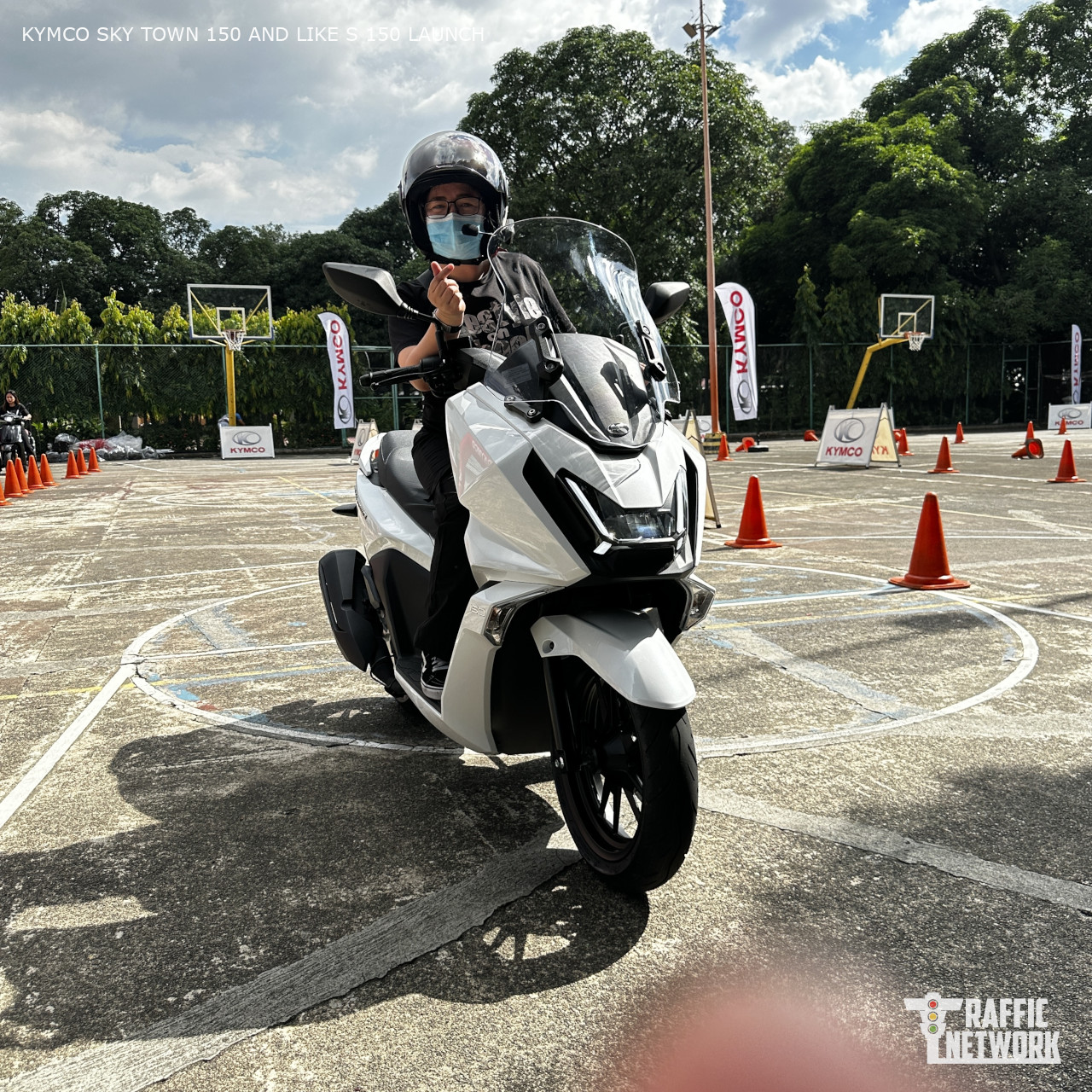 KYMCO Unveils the All-New SKY TOWN 150 and LIKE S 150 - Traffic Network Ph