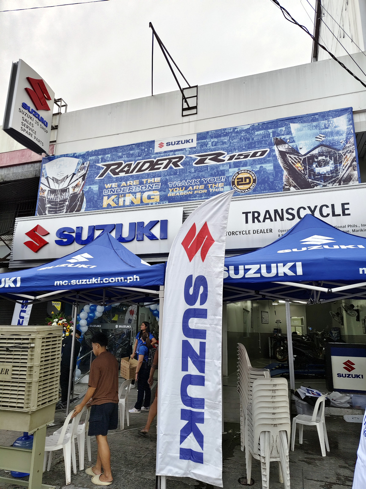 Suzuki and Transcycle Expands in Marikina - Traffic Network Ph