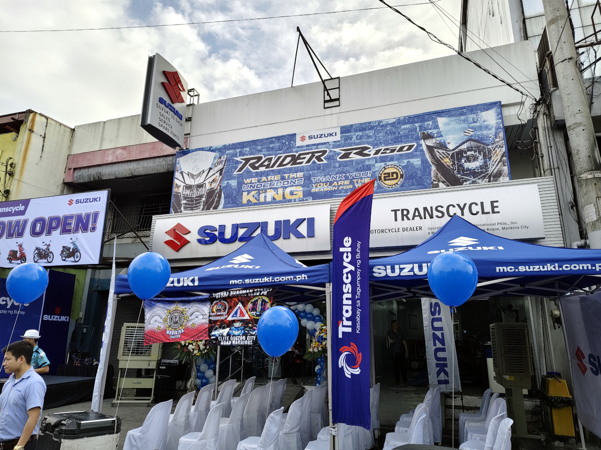 Suzuki and Transcycle Expands in Marikina - Traffic Network Ph