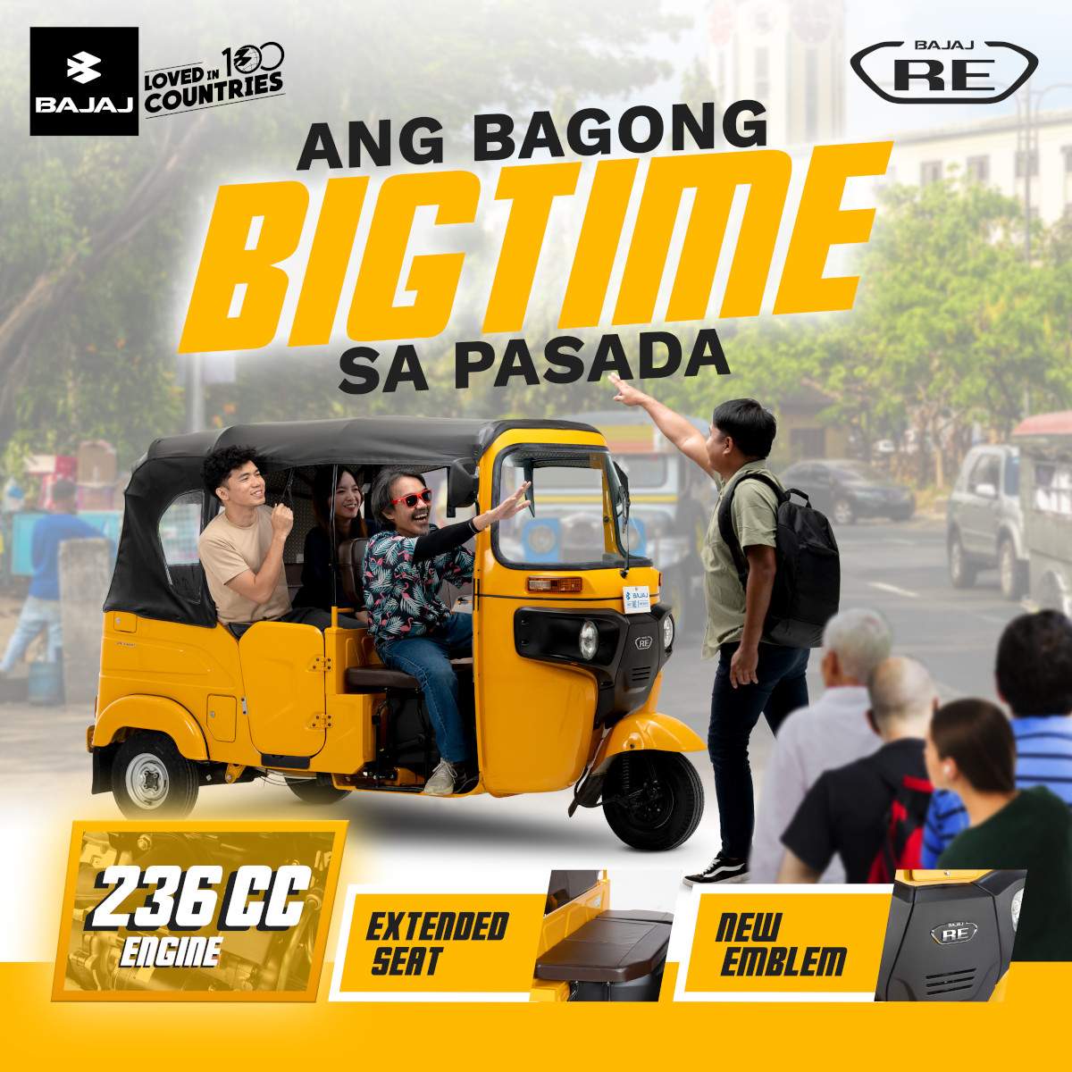 Bajaj Unveils Enhanced Three-Wheeler Lineup - Traffic Network Ph